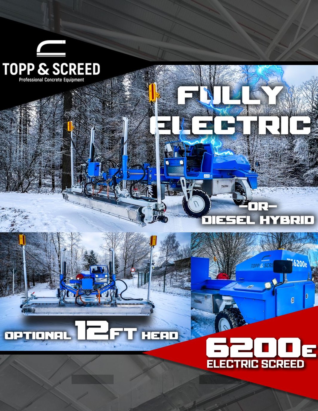 TS6200e Electric Superflat Screed the next generation