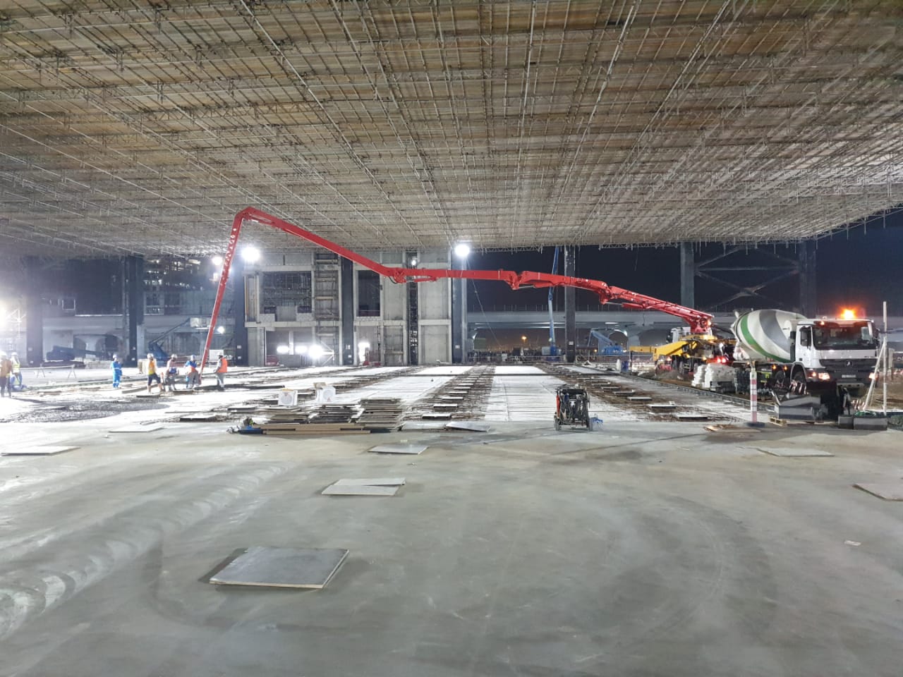 EXPO 2020 : Concrete floor slab specialist design & construction